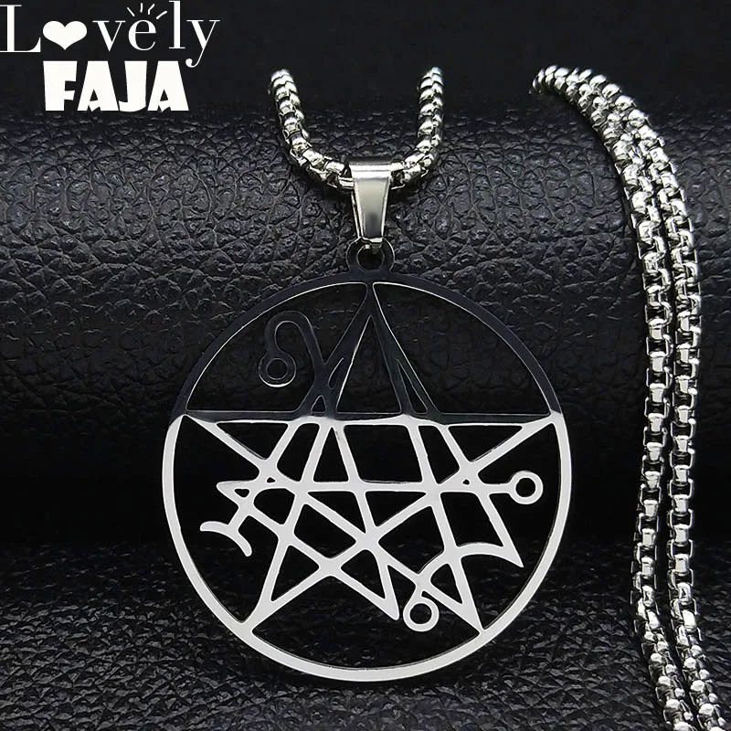 Necronomicon Stainless Steel Necklace Men Satanic Pendant LOVECRAFT ...