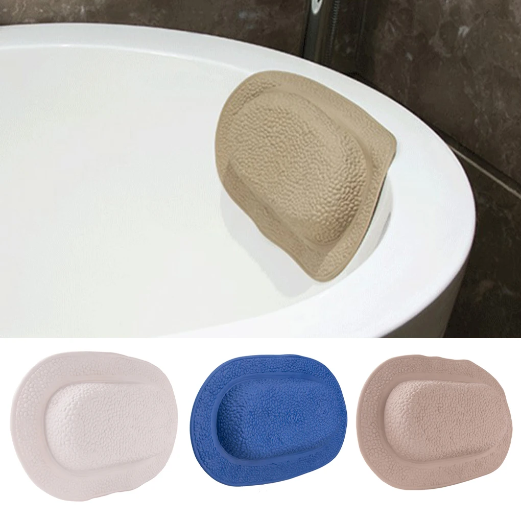 White -Oreiller de bain Spa à succion, accessoires de Jacuzzi, oreiller ...