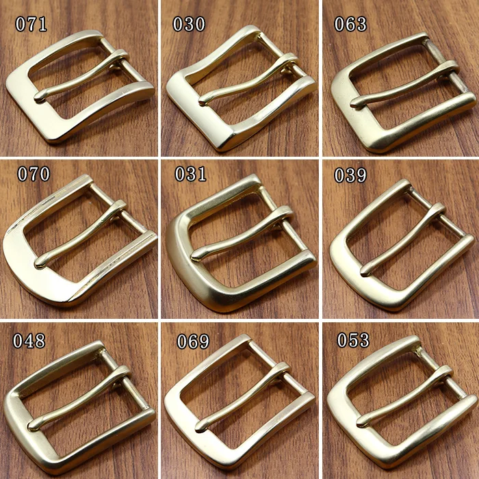 1pcs-Solid-Brass-40mm-Belt-Buckle-End-Bar-Heel-bar-Buckle-Single-Pin ...