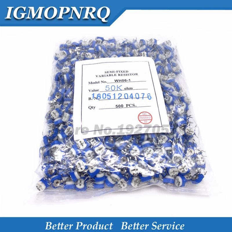 500pcs RM063 RM-063 100 200 500 1K 2K 5K 10K 20K 50K 100K 200K 500K 1M ...