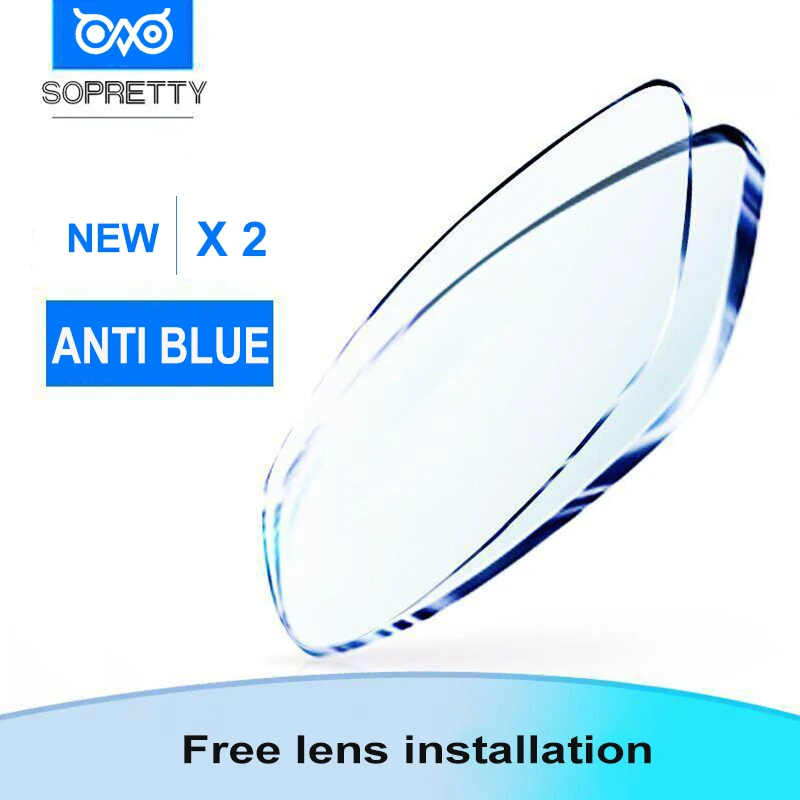1.56 1.61 1.67 1.74 Aspheric Anti Blue Light Lens,photochromic Lenses ...