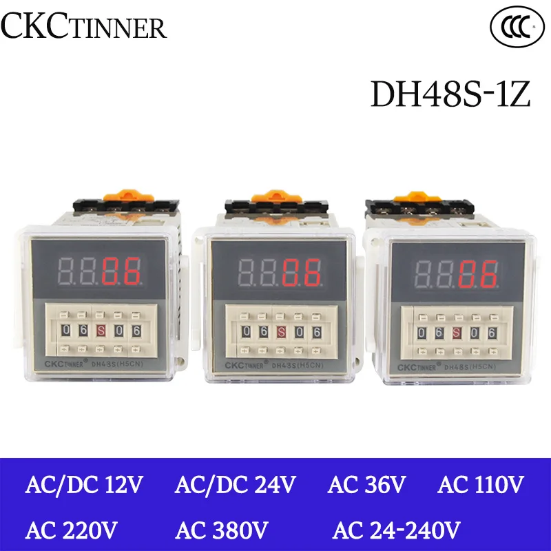 Digital-LED-Programmable-Timer-Relay-Switch-DH48S-1Z-0-01S-99H99M ...
