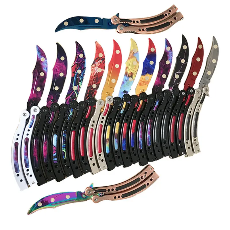 Бабочка в ноже balisong Karambit складной нож Лезвие подарок для мужчин ...