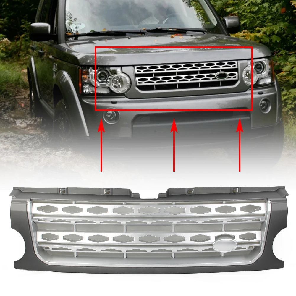 Car Front Racing Grille Honey Comb Mesh Grill For Land Rover Discovery ...