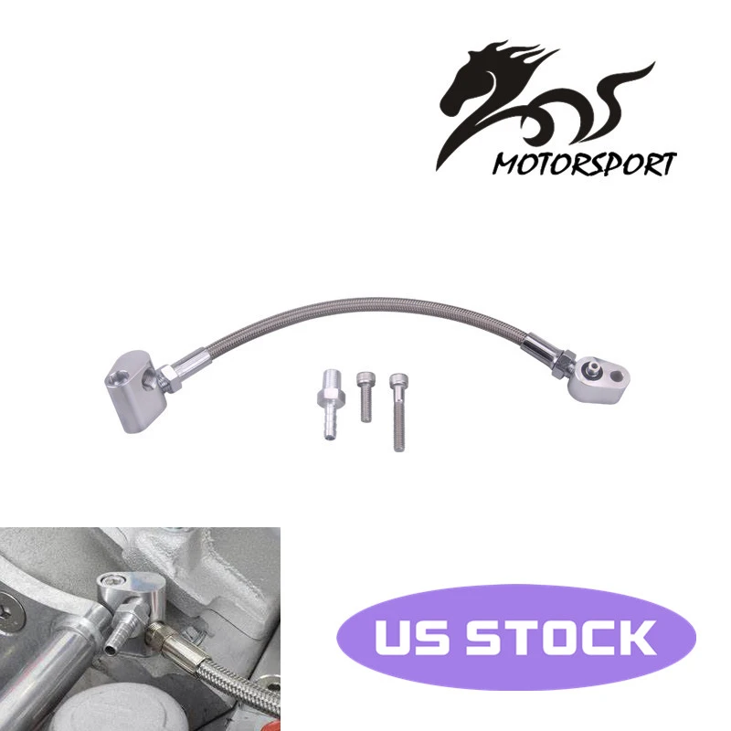 LS Cylinder Head Coolant Steam Port Crossover Throttle Body Bypass Hose ...