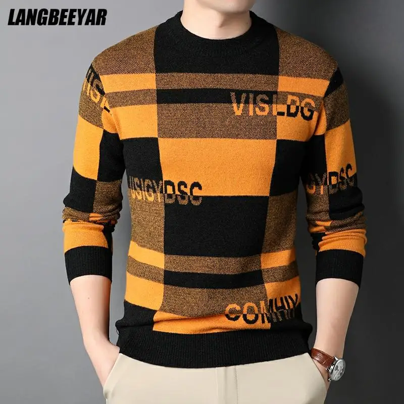 Top Grade New Fashion Designer Brand Luxury Street Wear Knit Pullover ...