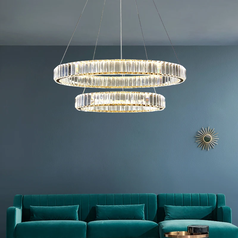 Modern-Design-Crystal-Ring-Light-Chanderlier-LED-Luxury-Living-Room ...