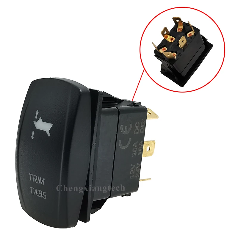 Dc Momentary Motor Polarity Reverse Reversing Dpdt Rocker Toggle Switch ...