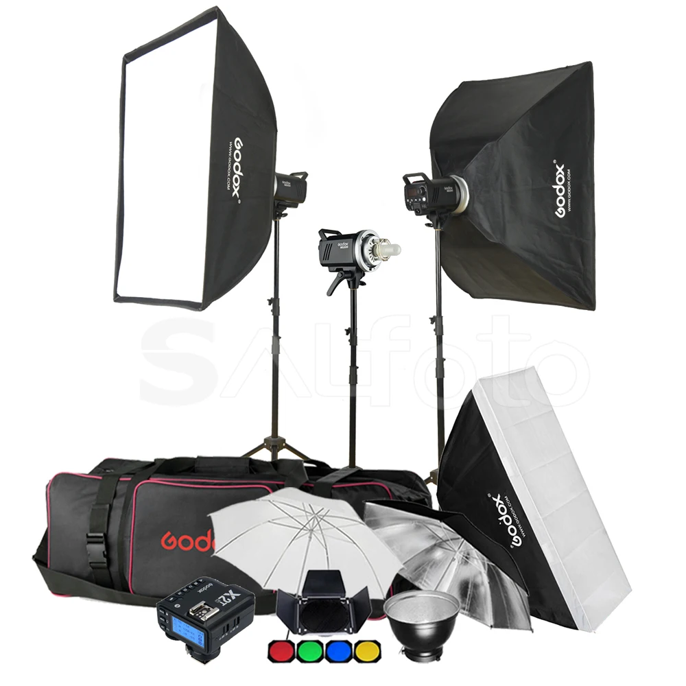 3-Pcs-GODOX-MS300-300Ws-MS200-200Ws-Studio-Flash-Light-X2T-2-4G ...