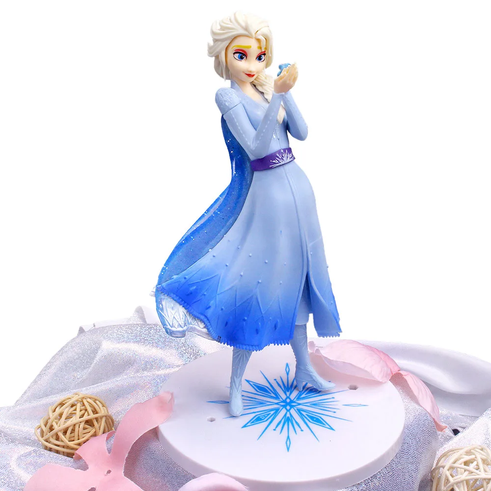 21cm-prenses-dondurulmu-Elsa-buz-kar-krali-e-kar-tanesi-PVC-Action ...