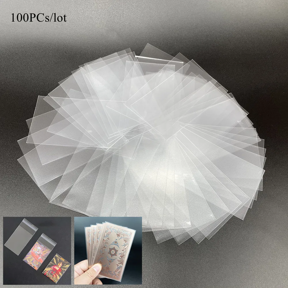 100PCs Board Game Card Protector Transparent Card Sleeves 4.5*7cm 6*9cm ...