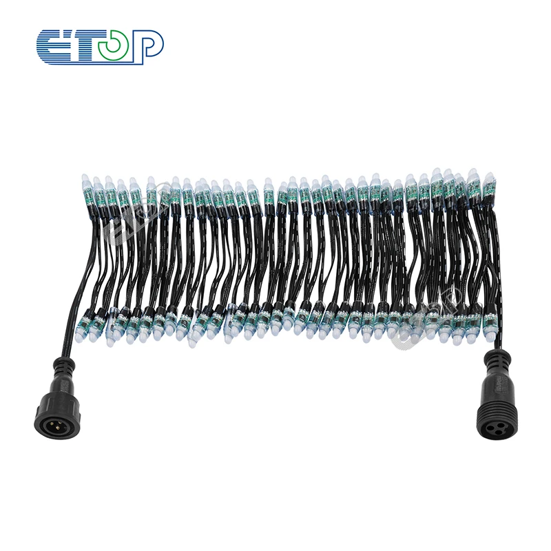 FREE SHIPPING 50ct 1000pcs 12V WS2811 Bullet Pixels Lights For Outdoor ...
