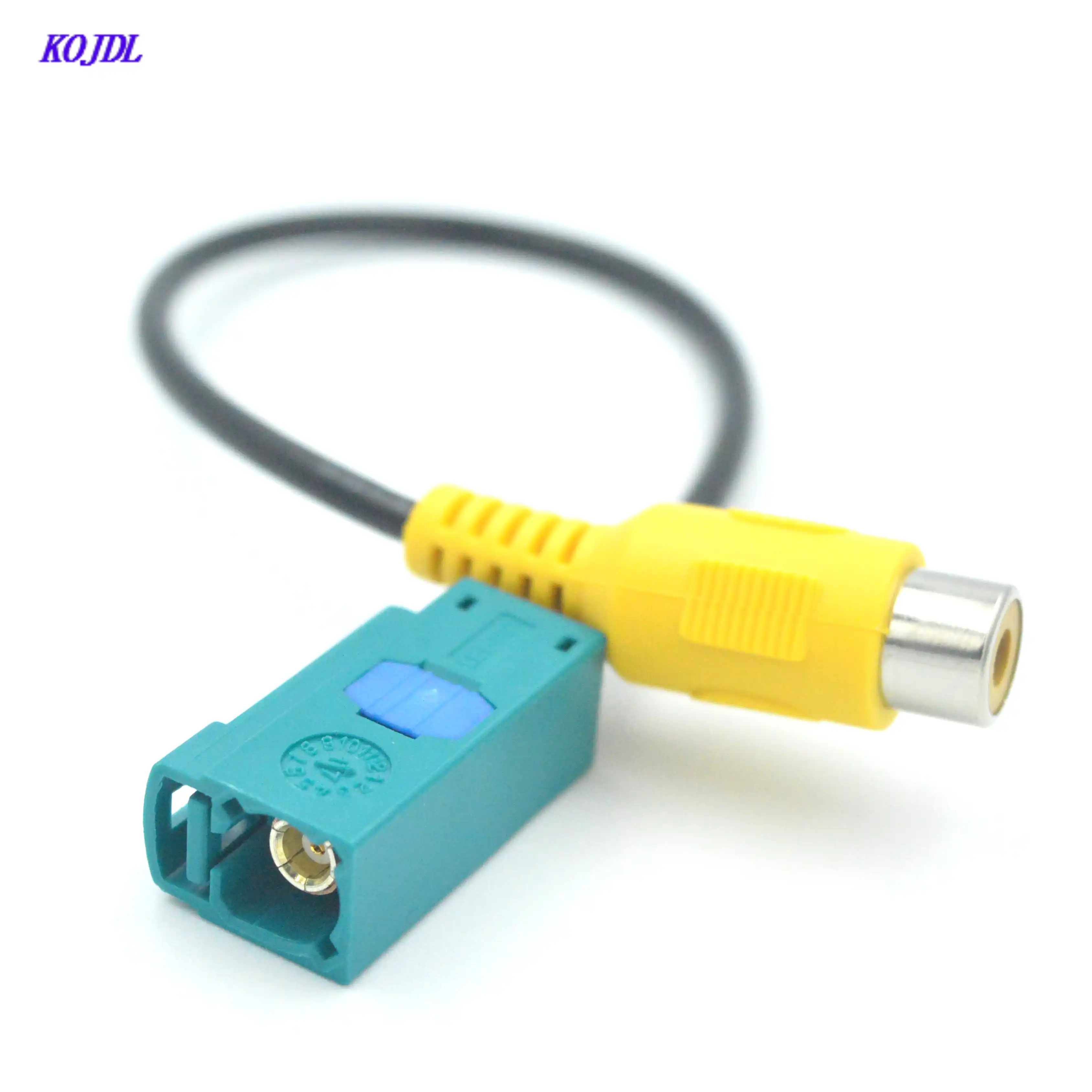 Universal Fakra RCA Video Camera Connection AV IN Cable Adapter for ...