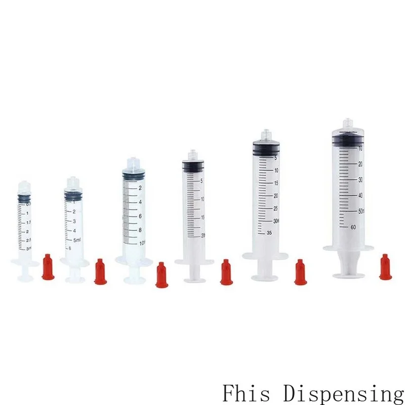 Dispensing Syringes 3cc 5cc 10cc 20cc 30cc 50cc Plastic With Pack Of 10 ...