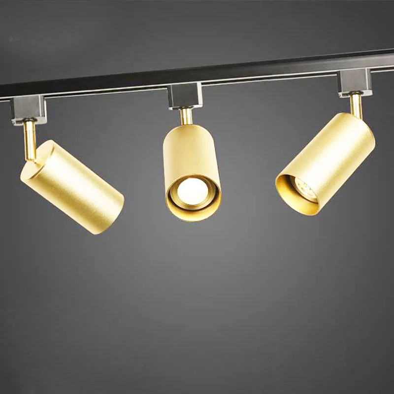 Bronze White Black Full Set Track Lamp GU10 Base Rail Spot Lights ...