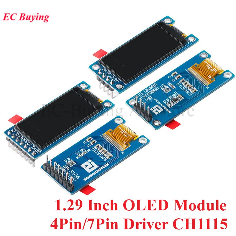 1-29-Inch-OLED-Module-1-29-12864-Screen-White-128X64-OLED-LCD-LED ...