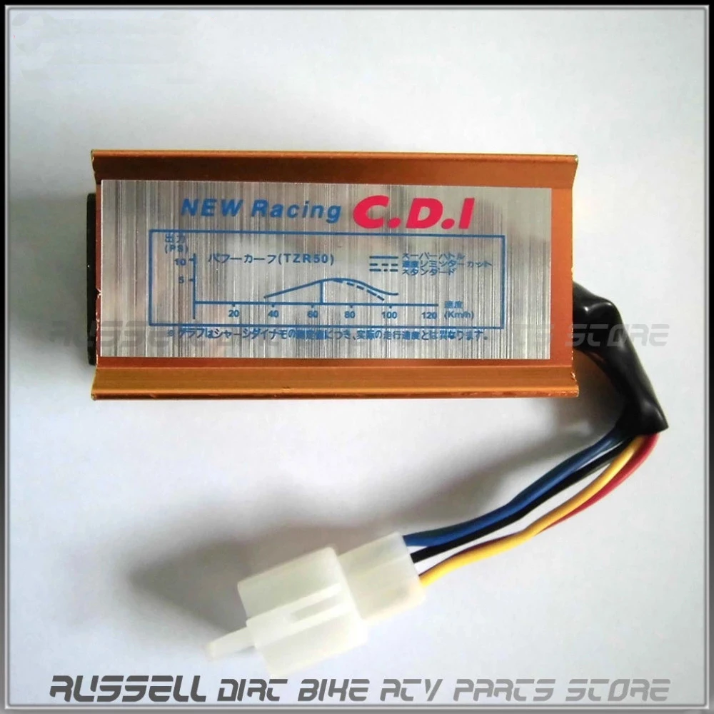 DC 6 Pin Racing Rev Box Ignition CDI UNIT 250cc 300cc PIT Quad Dirt ...