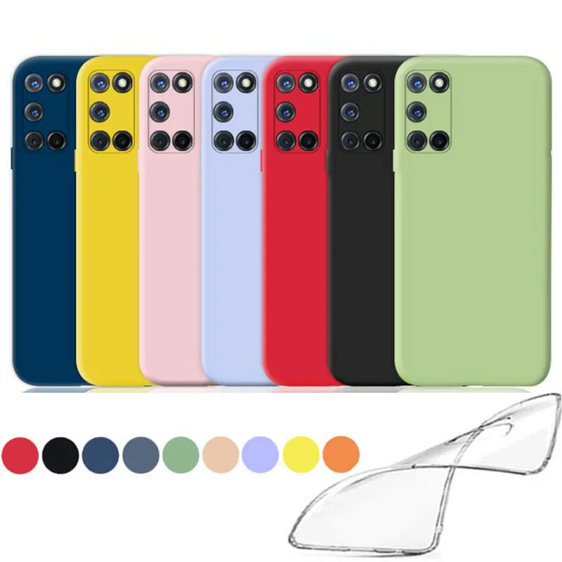 SUREHIN soft case for OPPO A52 cover yellow blue shockproof black pink ...
