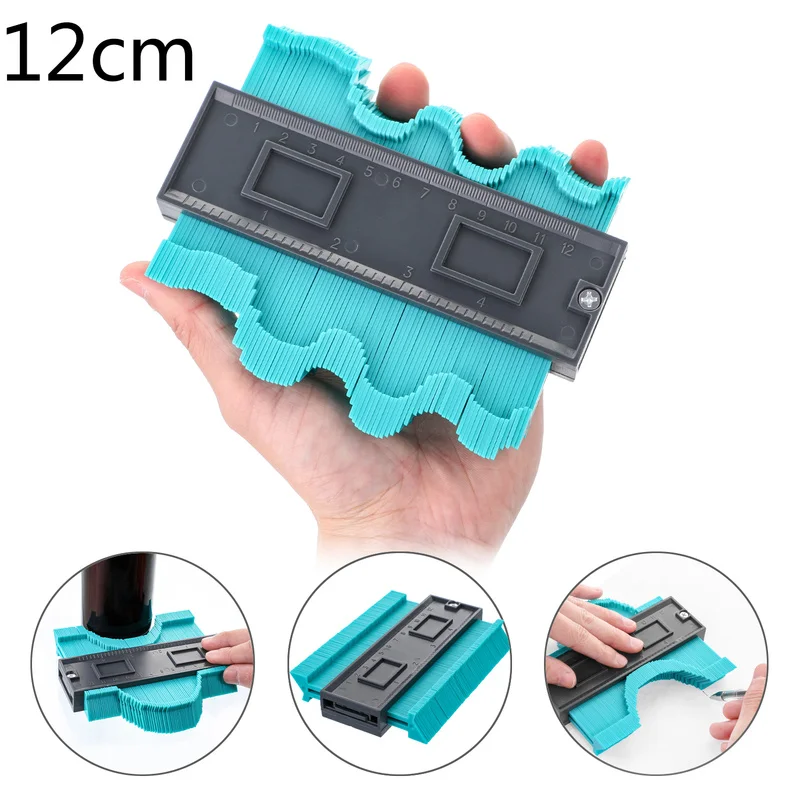 NEW-Contour-Gauge-Angle-Meter-Ruler-Measurment-Contour-Duplication ...