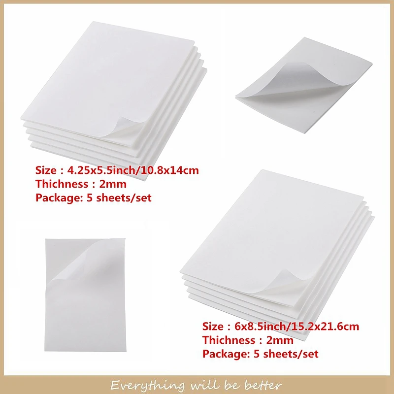 Double Sided Adhesive Foam Sheets | Sticker Double Sided Foam | Sheets ...