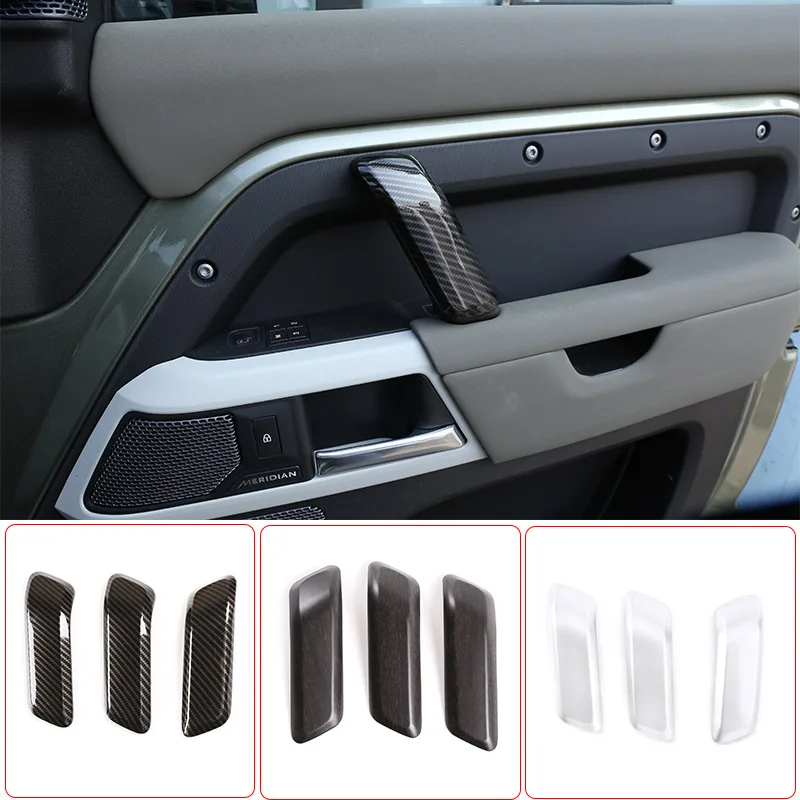 For-Land-Rover-Defender-110-2020-22-ABS-Carbon-fiber-Car-Door-Inner ...