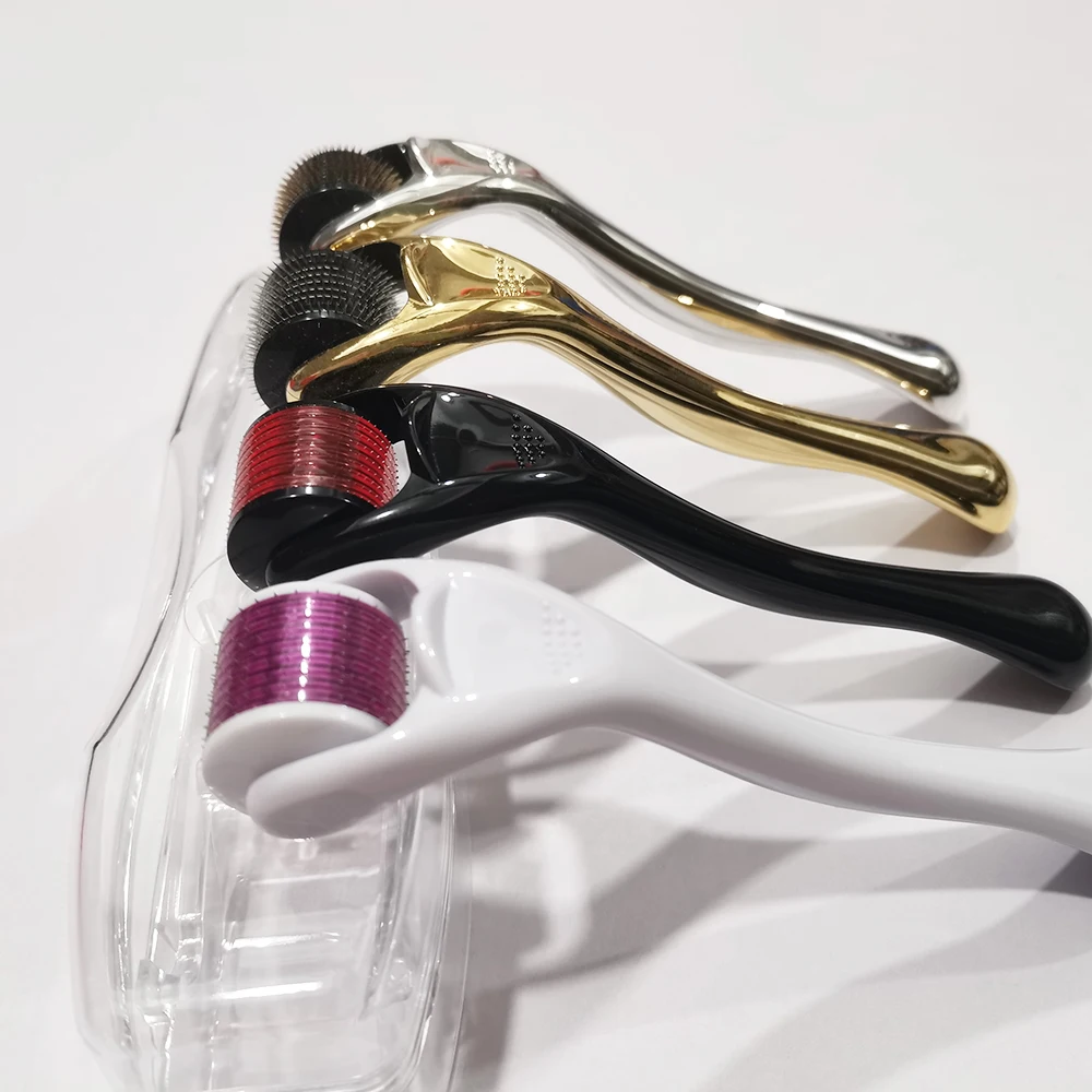 Micro-Needle-Roller-Derma-Roller-Dermaroller-Titanium-Hair-Regrowth ...