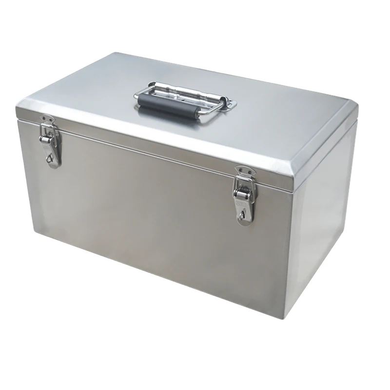 Portable Stainless Steel Toolcase Home Storage Tool Side Box Packaging ...