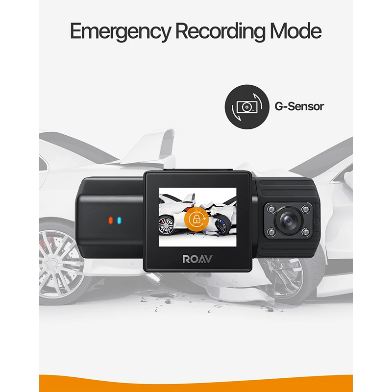 מצלמת דרך דו כיוונית מתקדמת ואיכותית אנקר - Anker Roav DashCam Duo Dual ...