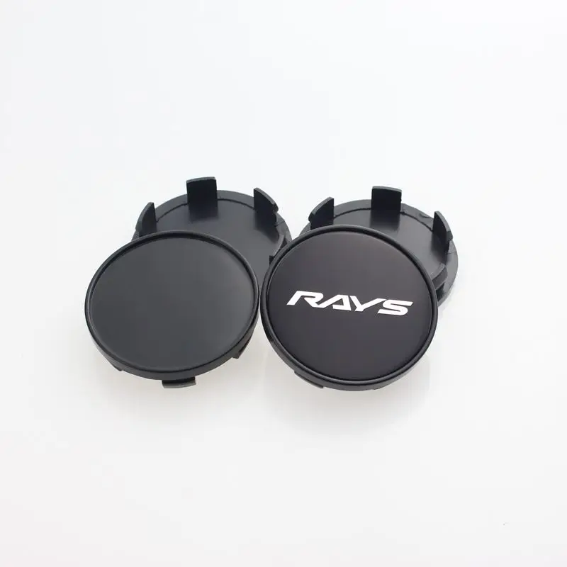 54MM RAYS Wheel Center Caps Fit 49MM Inner Rim Hole VOLK Emblem Sticker ...