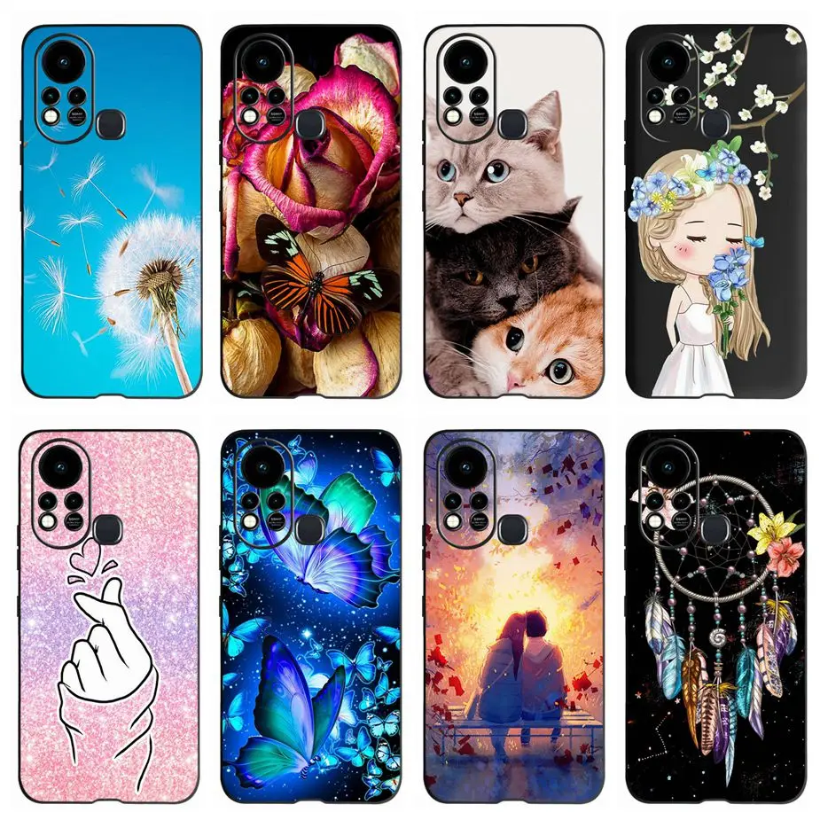Phone Case For Infinix Hot 11s Cover Silicone Soft Back Cover For ...