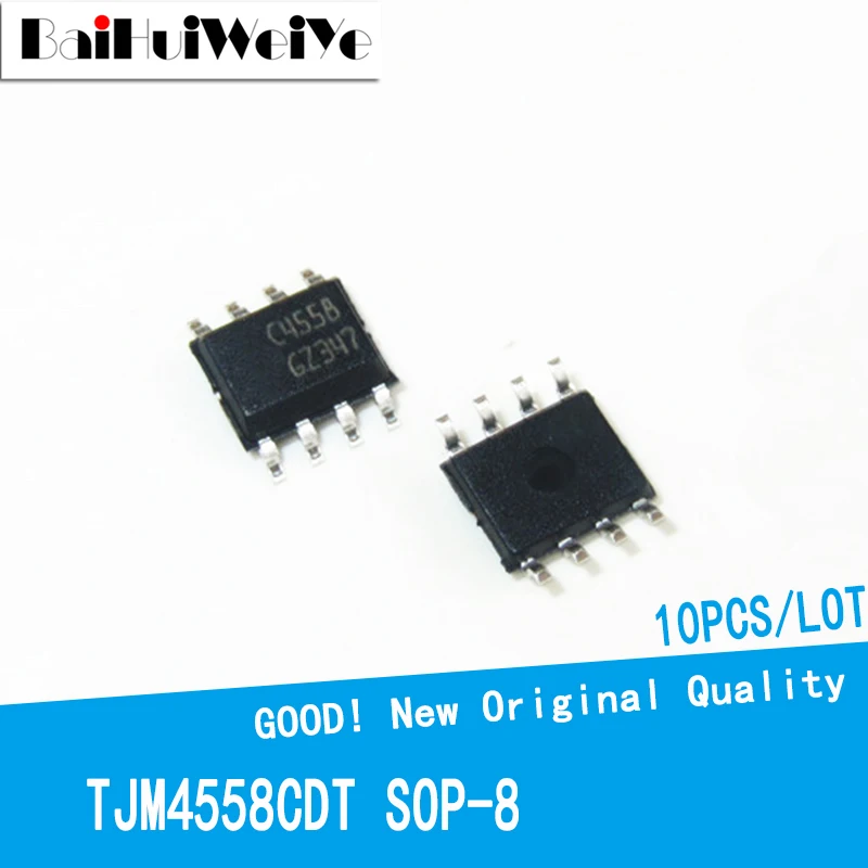 10pcs/lot Tjm4558 C4558 Sop8 Tjm4558cdt Njm4558cg Sop-8 Smd New ...