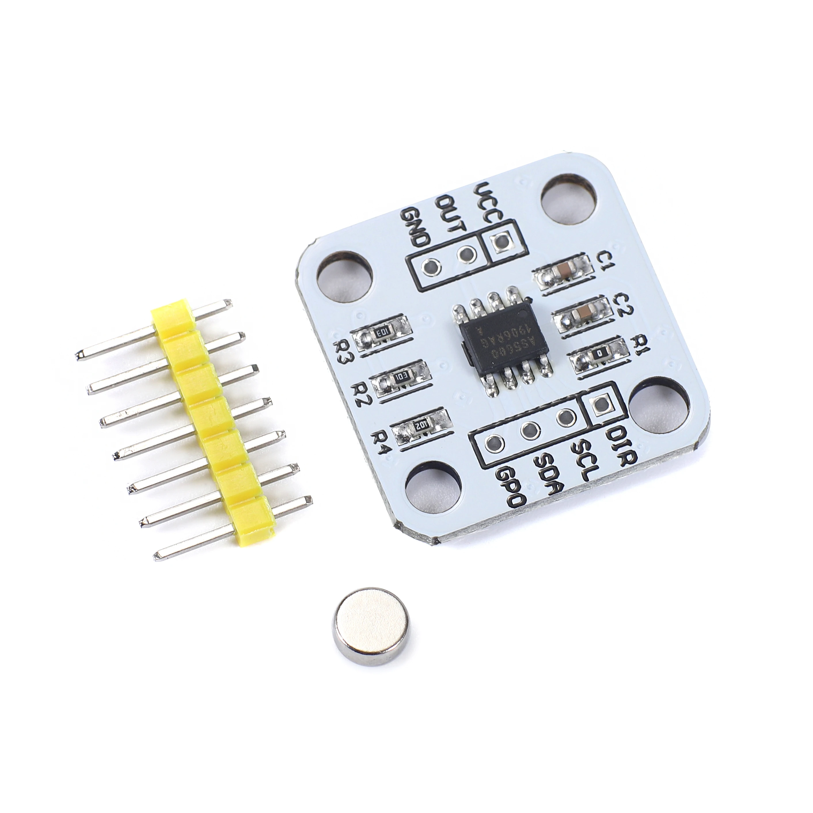 As5600 Magnetic Encoder Magnetic Induction Angle Measurement Sensor ...