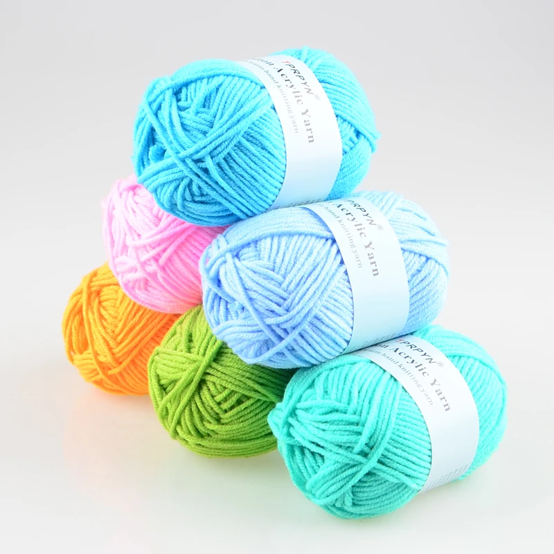 TPRPYN-1Pc-25g-50M-Milk-Cotton-Yarn-Acrylic-Yarn-For-Hand-Knitting-Knit ...