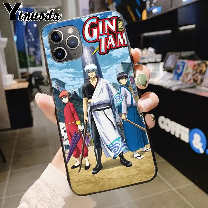 Yinuoda гинтама аминовый Защитный Мягкий ТПУ чехол для телефона для iPhone 7plus 6S 7 8 8Plus Xs ...