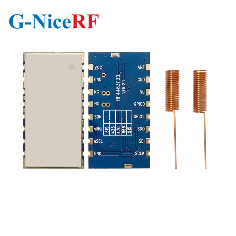 4pcs/lot RF4463F30 - 3km long distance RF module, 1W 433mhz 470mhz ...