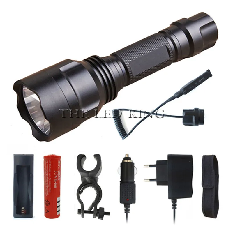 Led Rechargeable Flashlight Pocketman Xml T6 L2 Linterna Torch 4000 ...