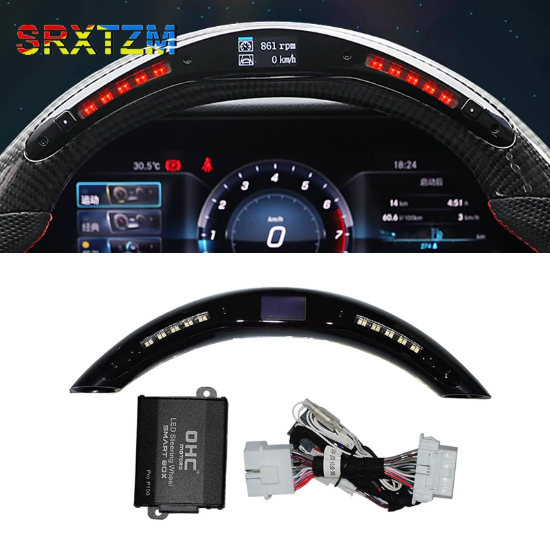 Car-LED-Performance-Steering-Wheel-Race-Digital-Display-Shift-Indicator ...