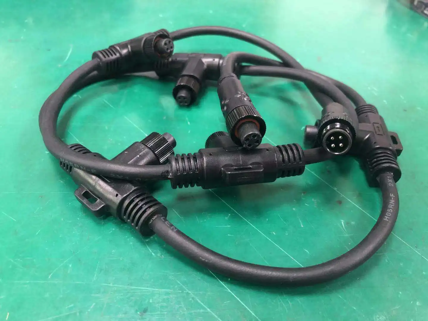 T-type-cable-wire-1-drag-5-1-drag-1-female-male-connector-4pin ...