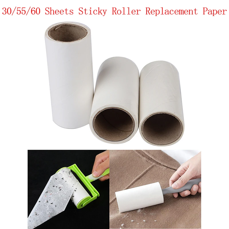 Tearable roller floor sticky roller paper head replacement paper core ...