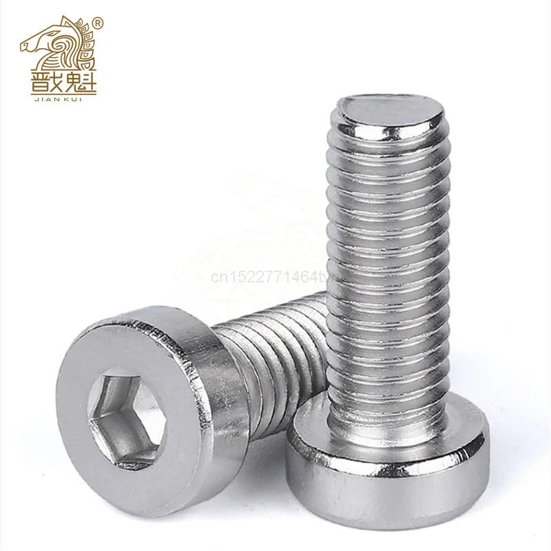 10/50x High Quality M3 M4 M5 M6 M8 304 A2-70 Stainless Steel Din7984 Allen Hex Hexagon Socket ...