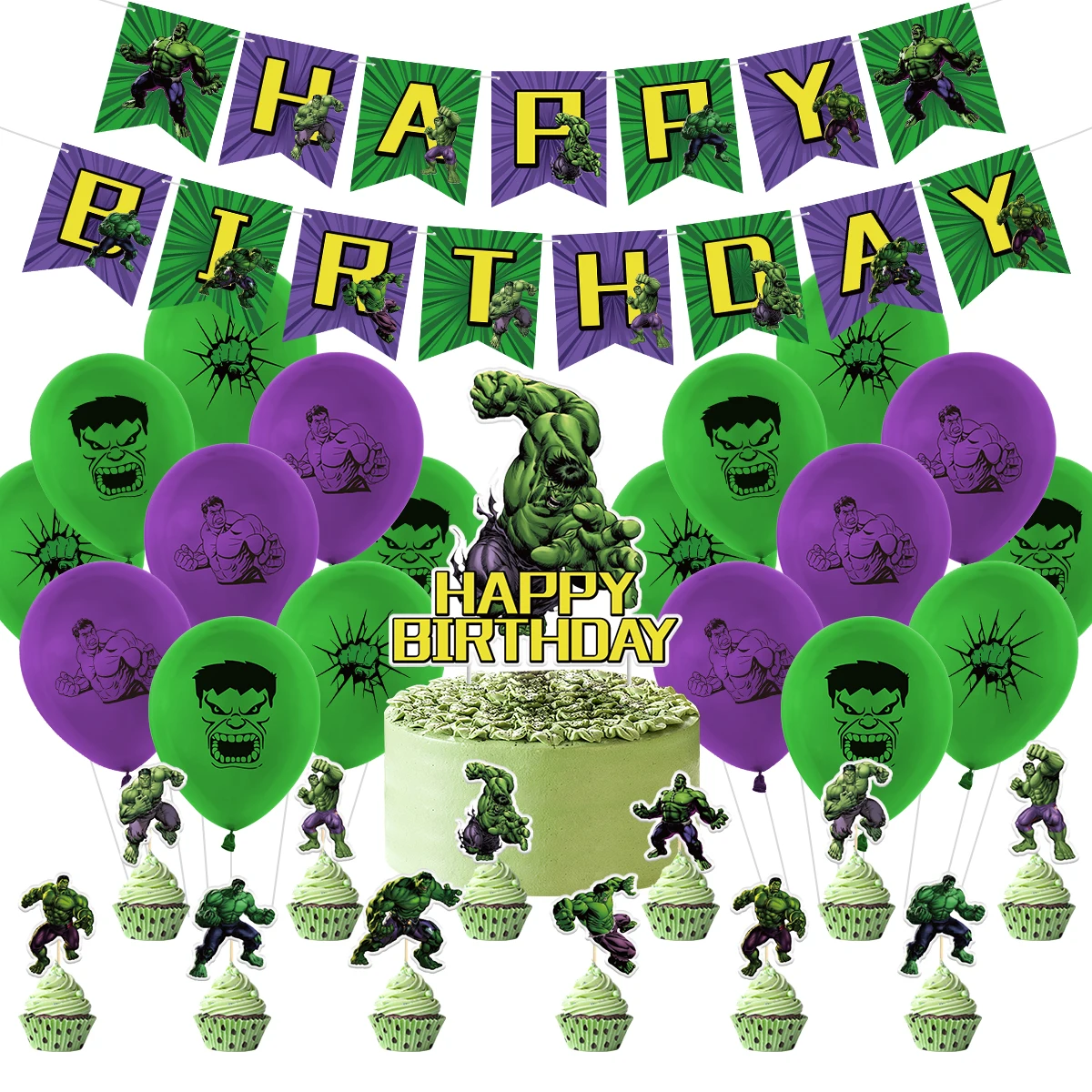 Baby Hulk Baby Hulk Birthday Hulk Birthday Baby Hulk Cupcake Topper ...