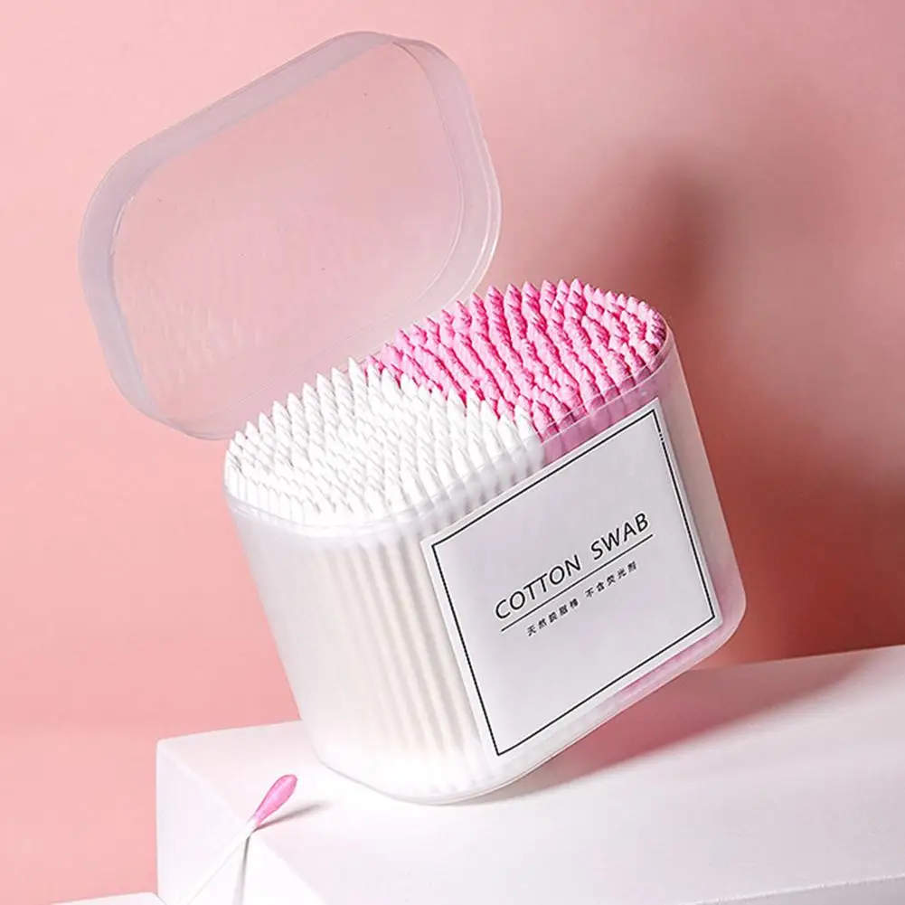 【wenfangdianpu】100/200/300Pcs Disposable Home Dual Heads Ear Cleaning ...