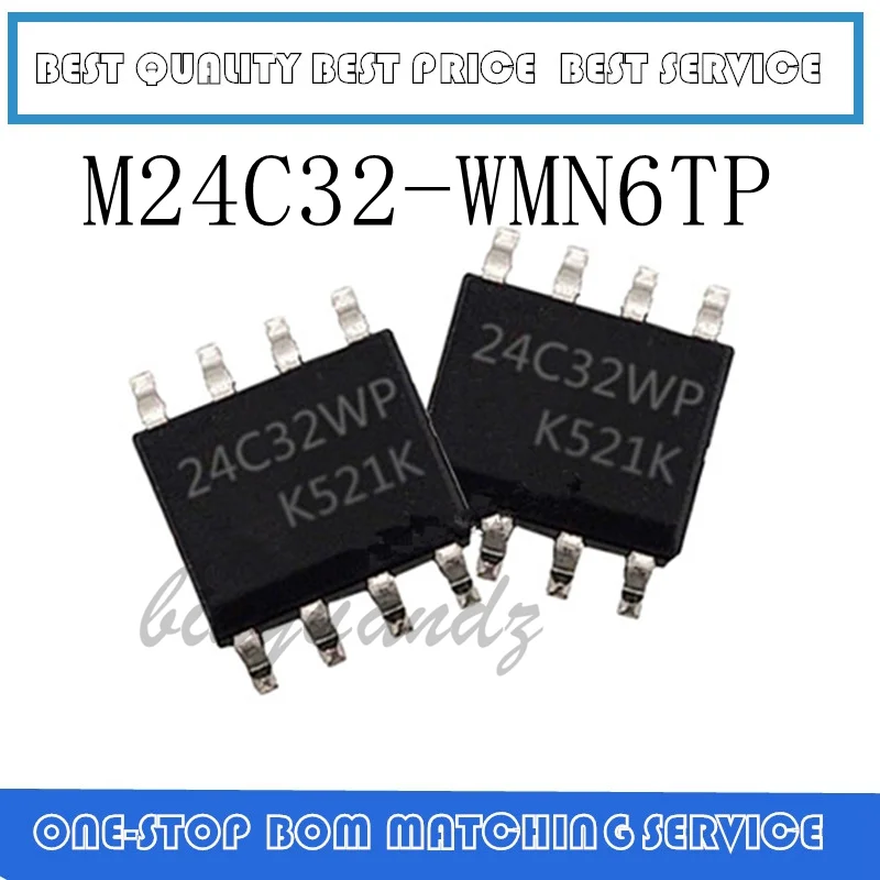 5PCS 24C32W 24C32WP M24C32 WMN6TP SOP 8|Replacement Parts & Accessories ...