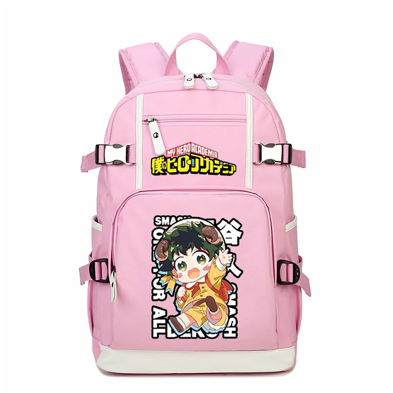 Cartoon Anime My Hero Academia Backpack School Book Bag Casual ...
