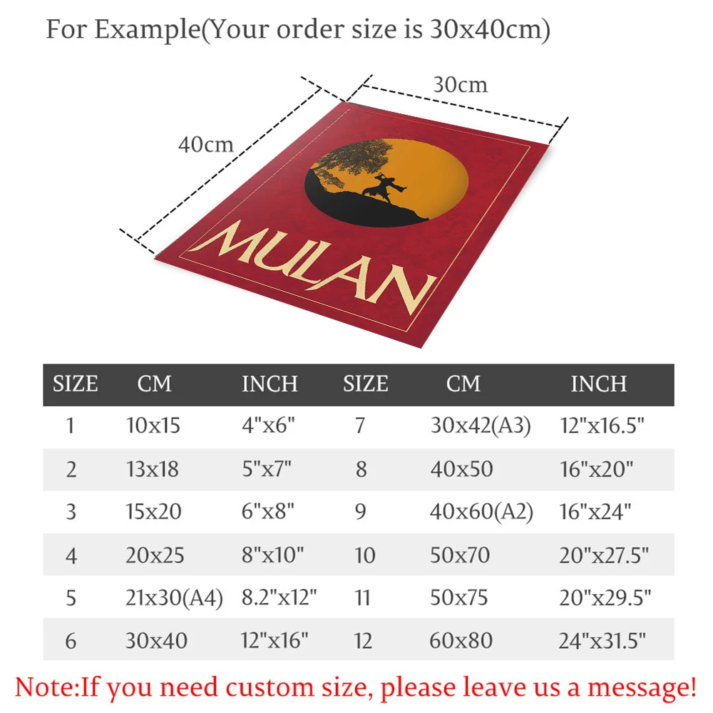 Mulan Minimalist Poster