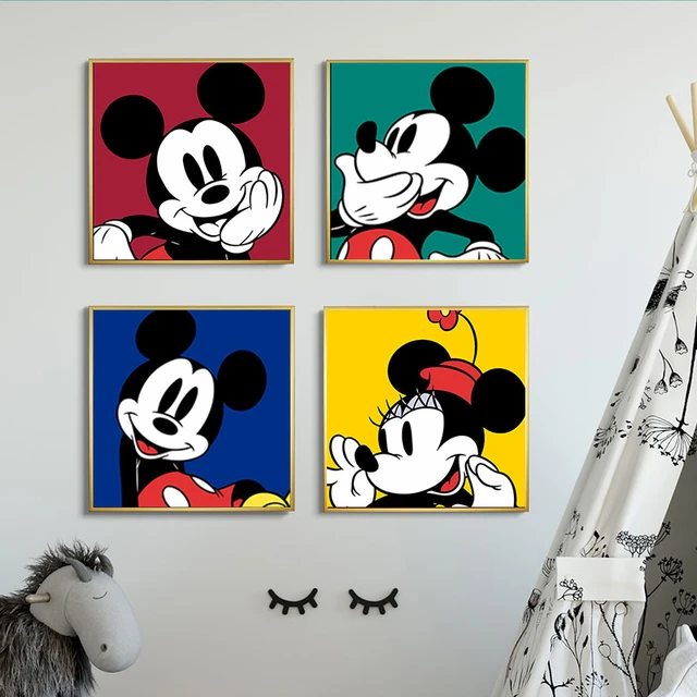 Mickey Mouse Canvas Painting