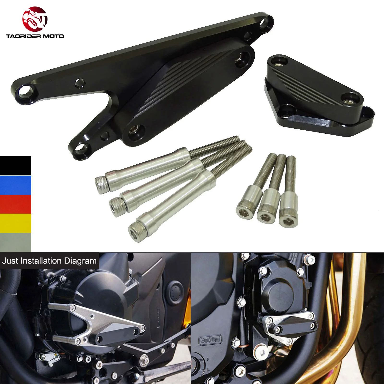 TAORIDER-MOTO-Engine-Guards-Stator-Ignition-Cover-Crash-Pad-Sliders ...