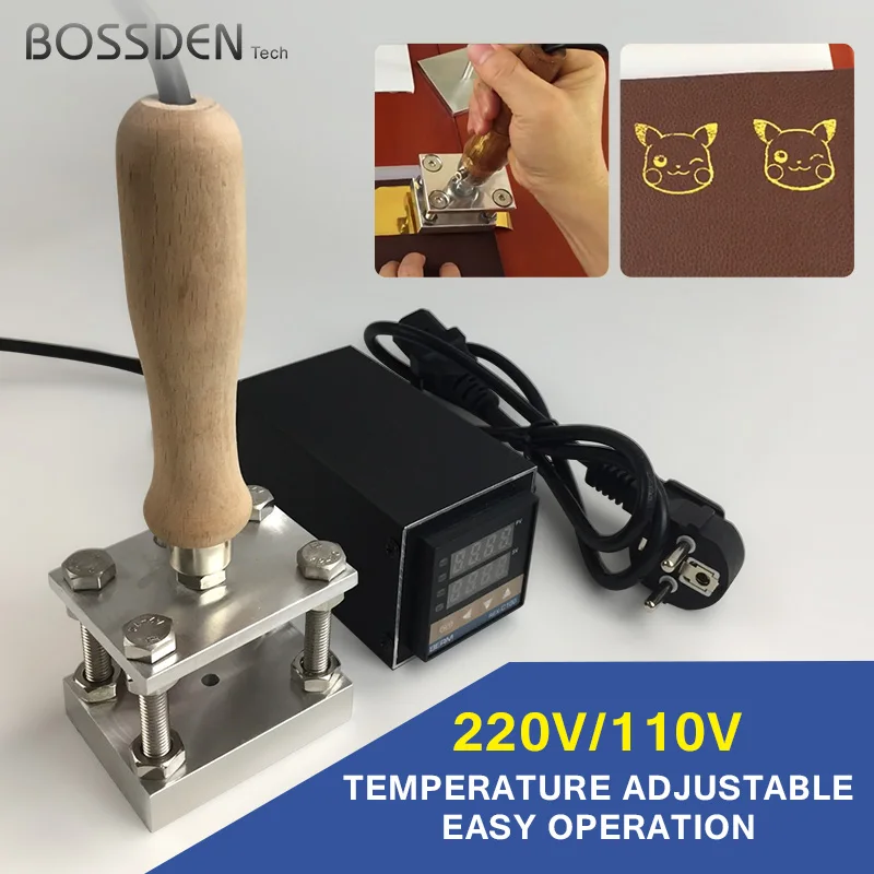 BOSSDEN-Hand-Held-Leather-hot-foil-Stamping-Machine-Copper-mould-stamp ...