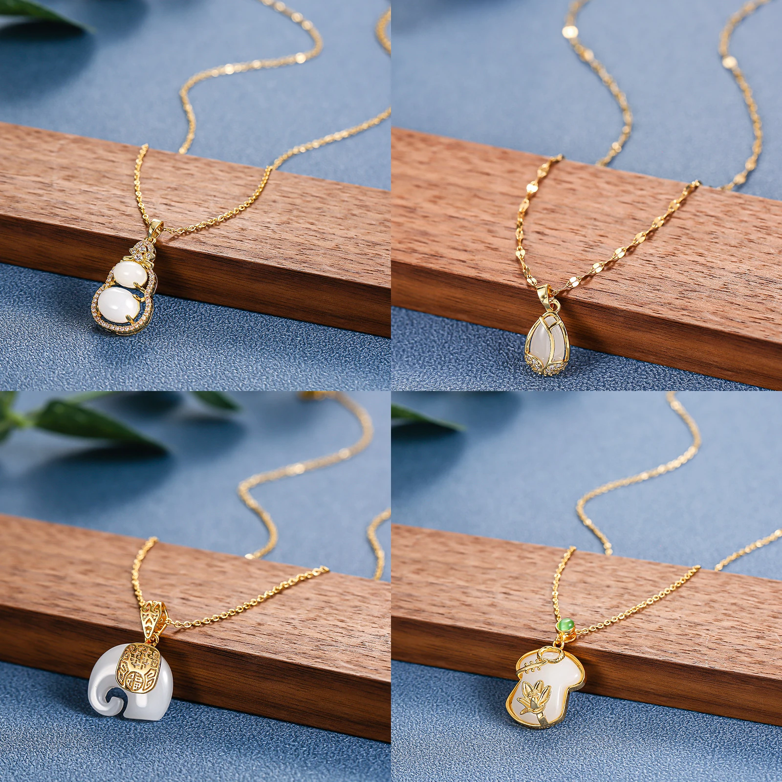 Pendant-Gold-Necklace-for-Women-Fashion-Jewelry-2021-Korean-Valentines ...