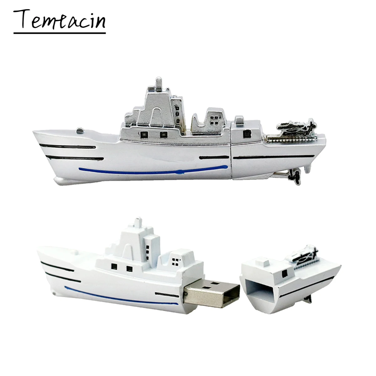 Metal Steamship Unidad flash USB 128GB Pendrive 256G Pen Drive Unidad ...